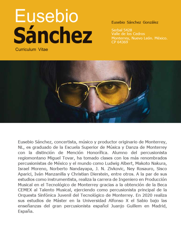 CV EUSEBIO ESPAÑOL 2022 Compressed | PDF | México | Arte