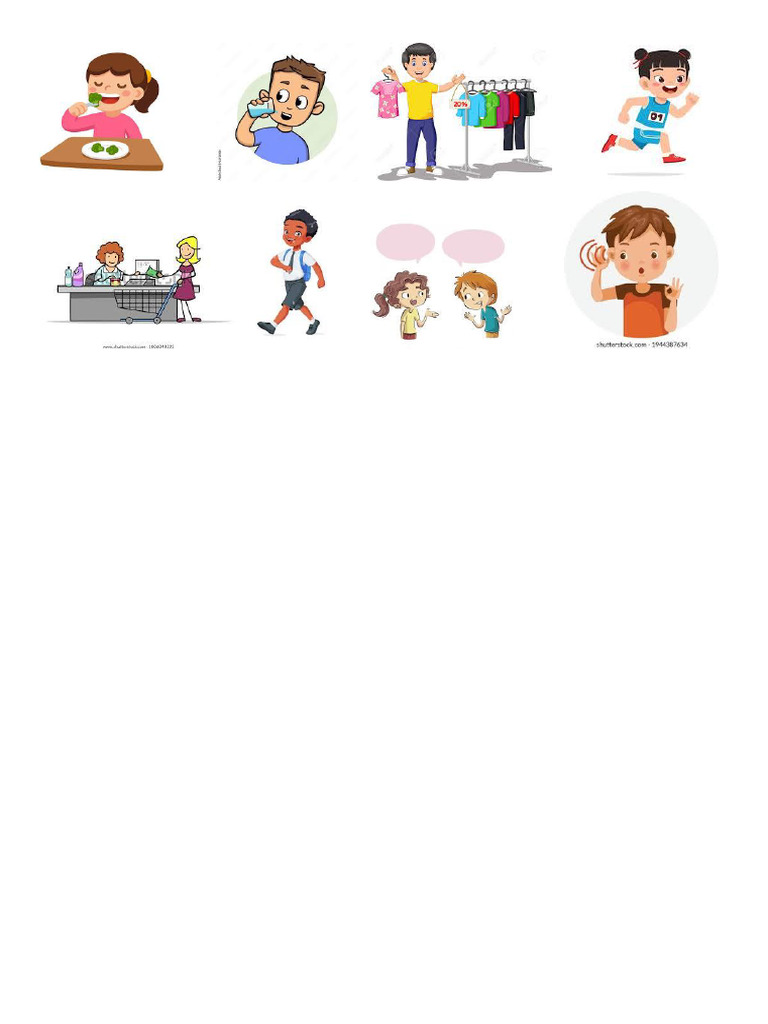 Action Verbs - Vocabulary | PDF