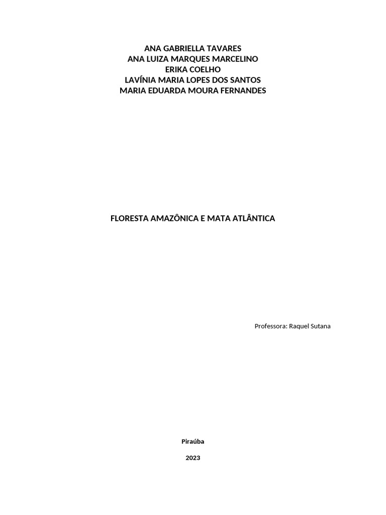 Ana Gabriella Tavares Ana Luiza Marques Marcelino Erika Coelho Lavínia ...