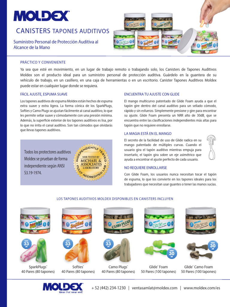 9701-901-EarPlug-Cannister-Data-Sheet-SP-1-21 | PDF