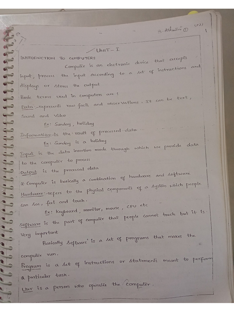 Pps.. Unit 1 | PDF