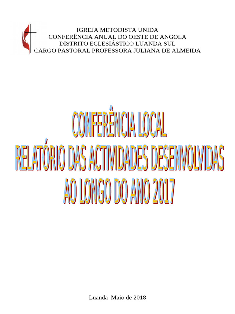 Capa Conferência Local 2018 | PDF