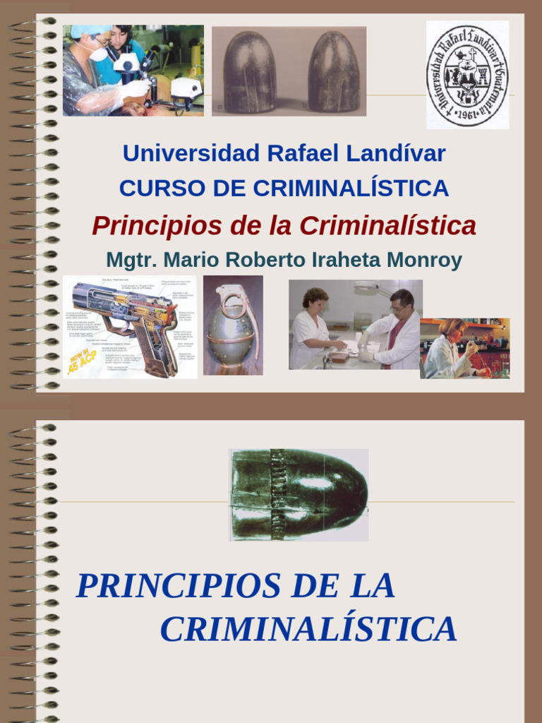 Principios de Criminalística | PDF