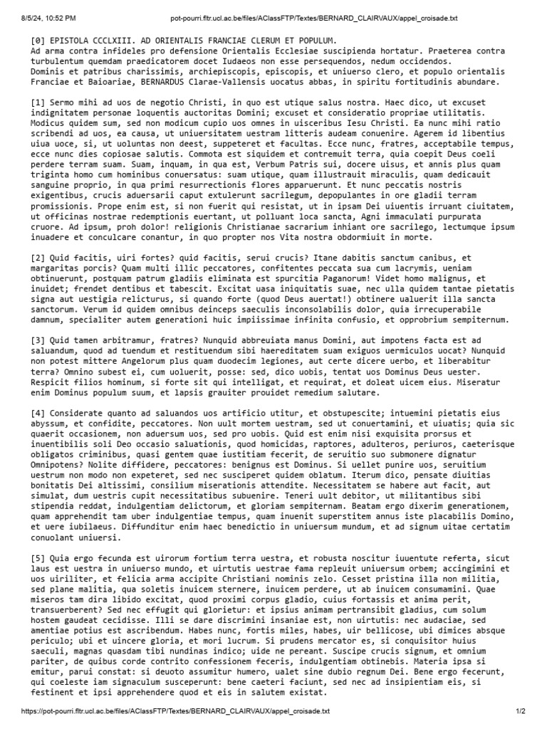 St. Bernard of Clairvaux - Ep. 363 | PDF