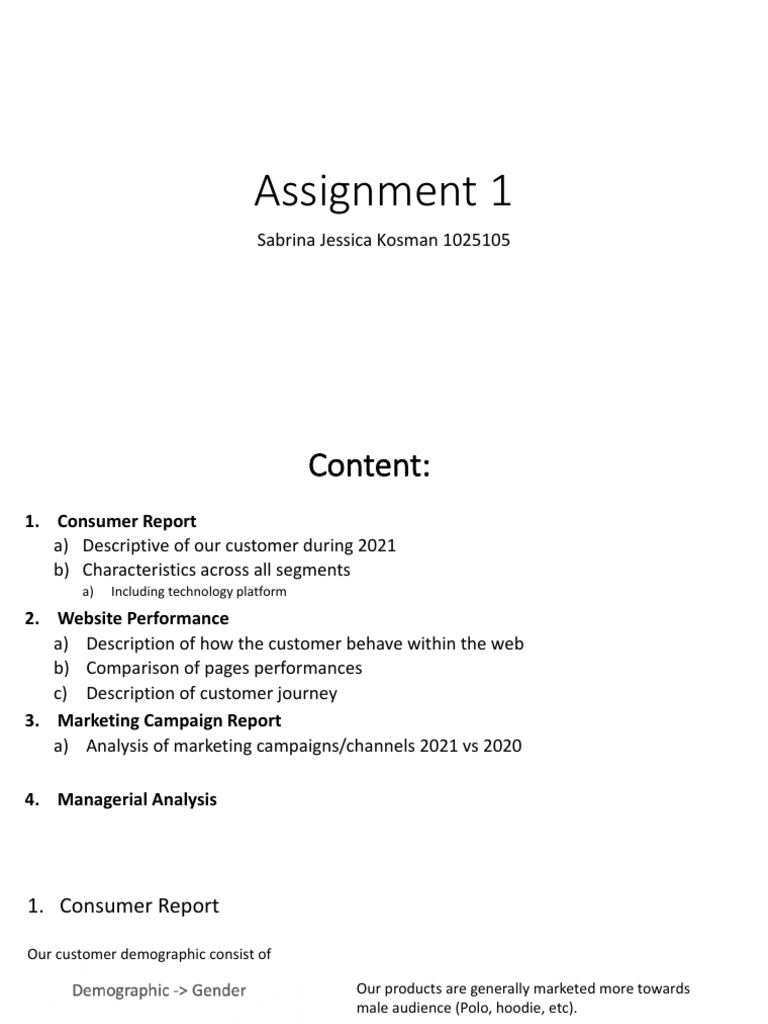 Assignment 1 | PDF