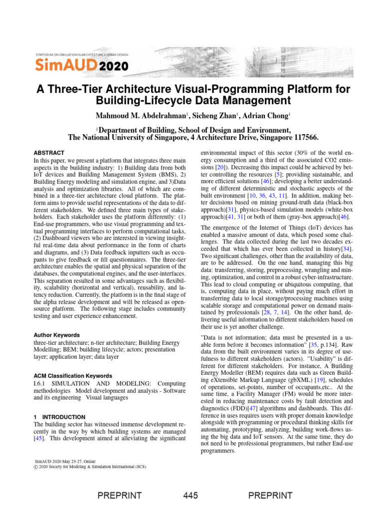 A Three-Tier Architecture Visual-Programming Platform For Building ...