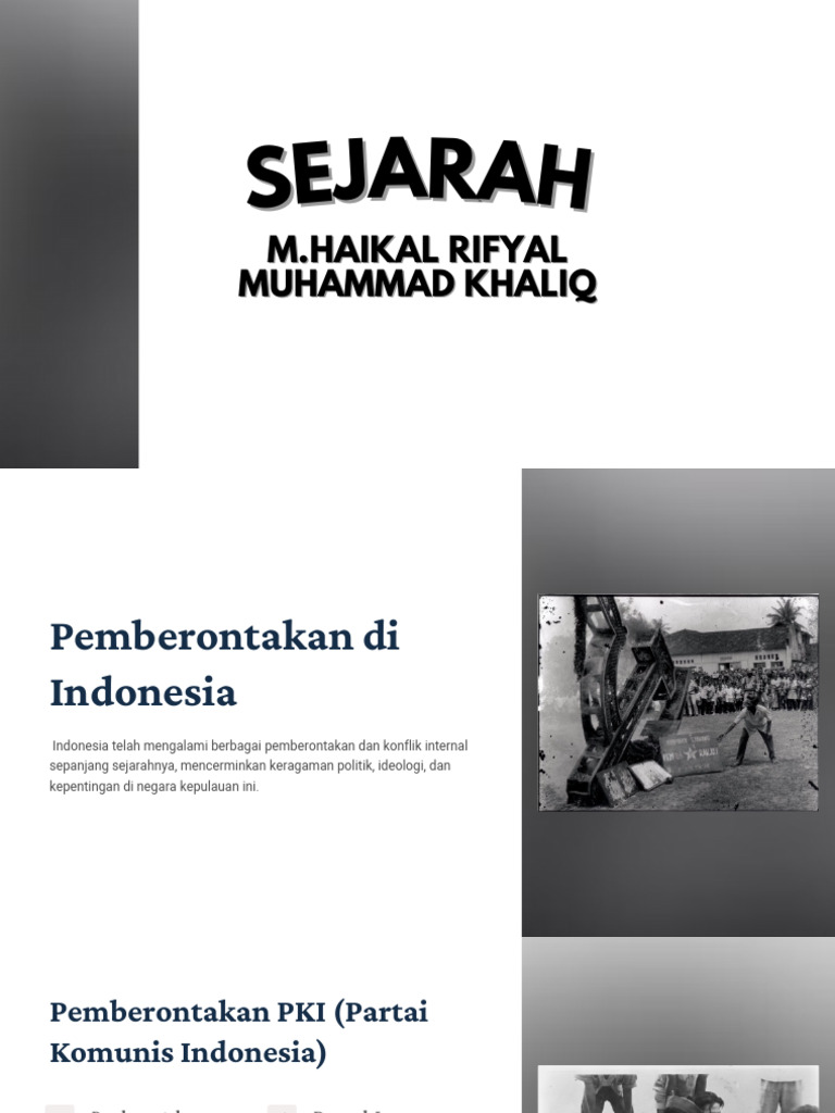 Pemberontakan Di Indonesia | PDF | Politik | Ilmu Sosial