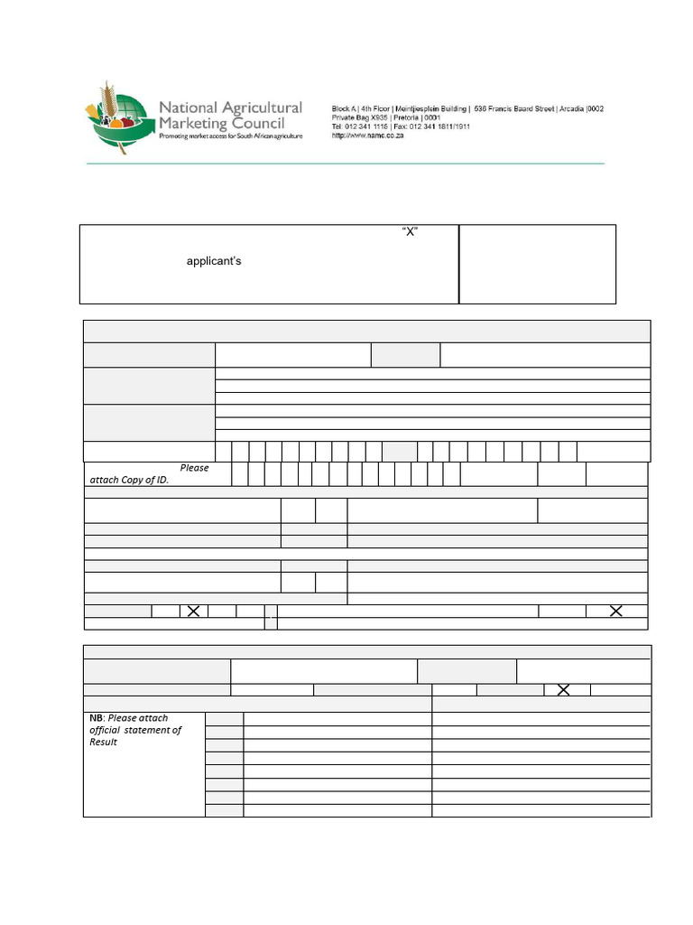 NAMC-Bursary-Application-Form-2022_2023-External | PDF