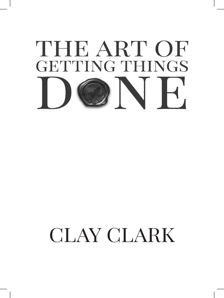 Typeset+ +version+7+ +the+Art+of+Getting+Things+Done | PDF