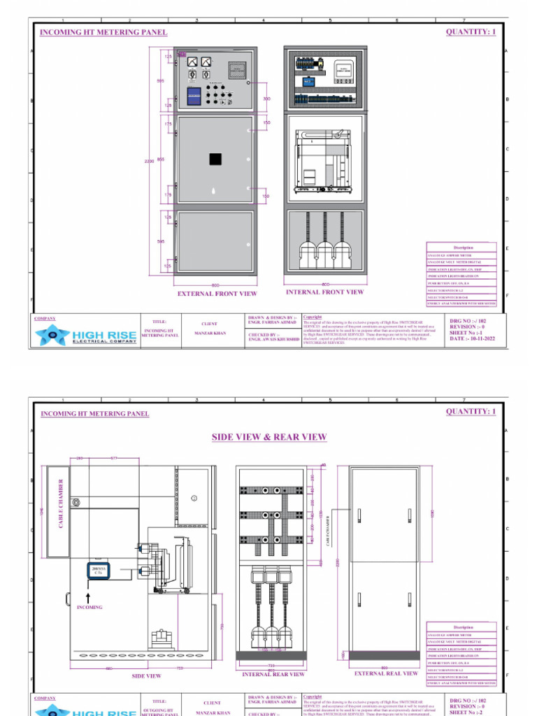 Design of MV Panel | PDF