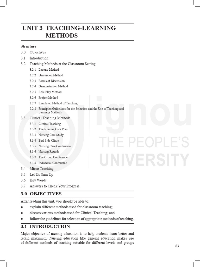 Unit 3 | PDF | Teaching Method | Career & Growth
