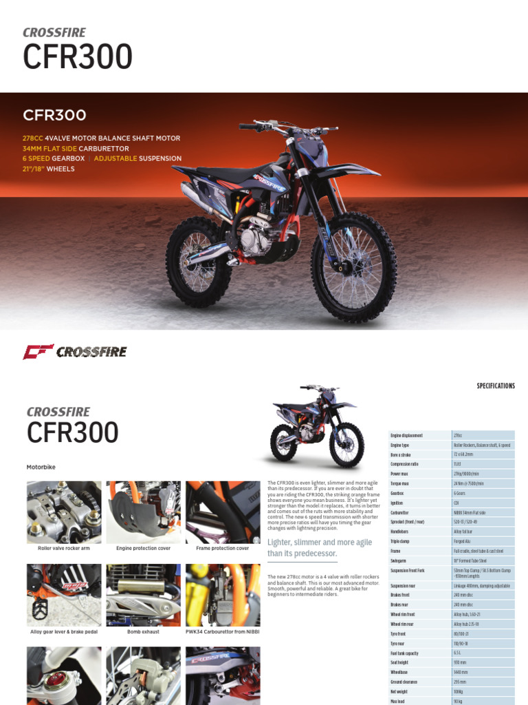 Crossfire CFR300 Brochure | PDF