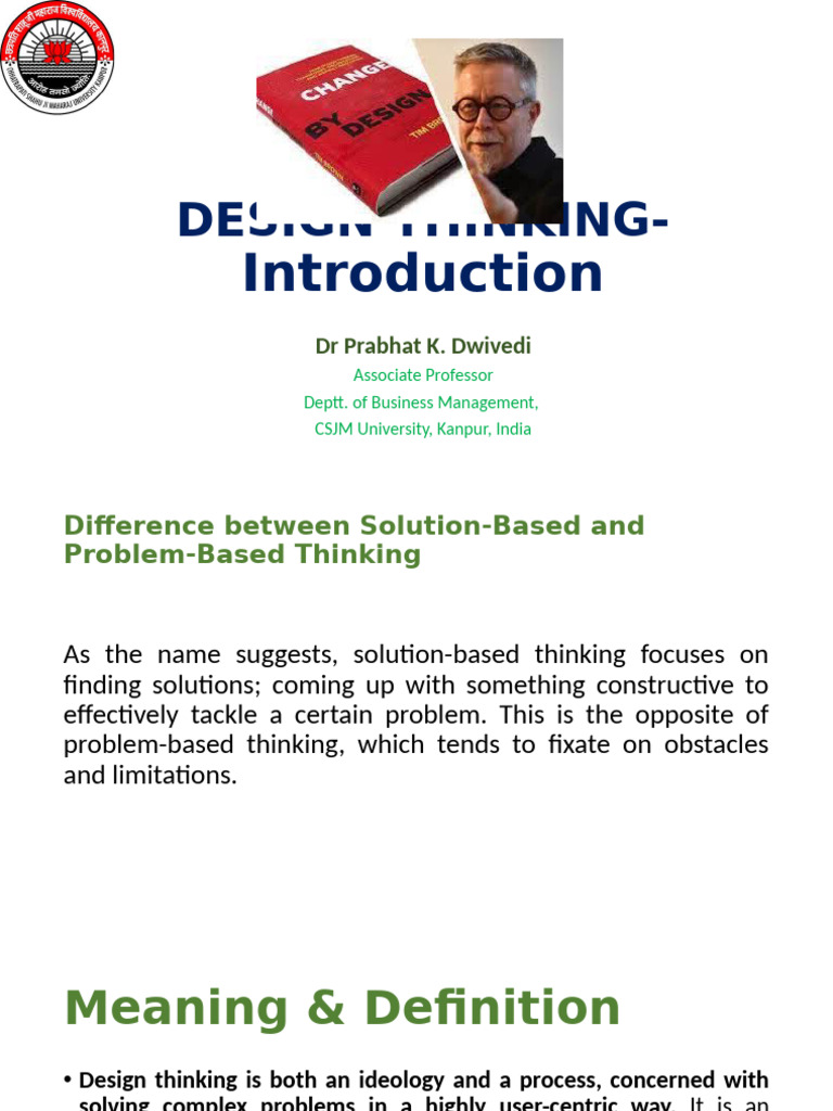 L1 Design Thinking Intro | PDF