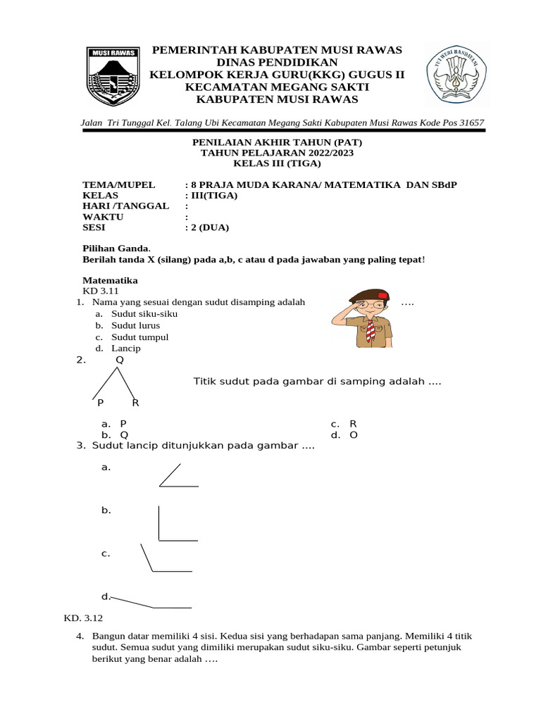 Soal TEMA 8 SESI 2 | PDF