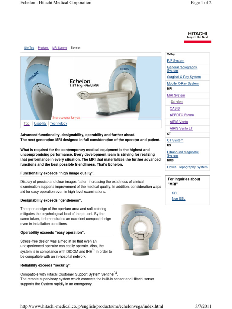 Echelon 1.5T marketing | PDF