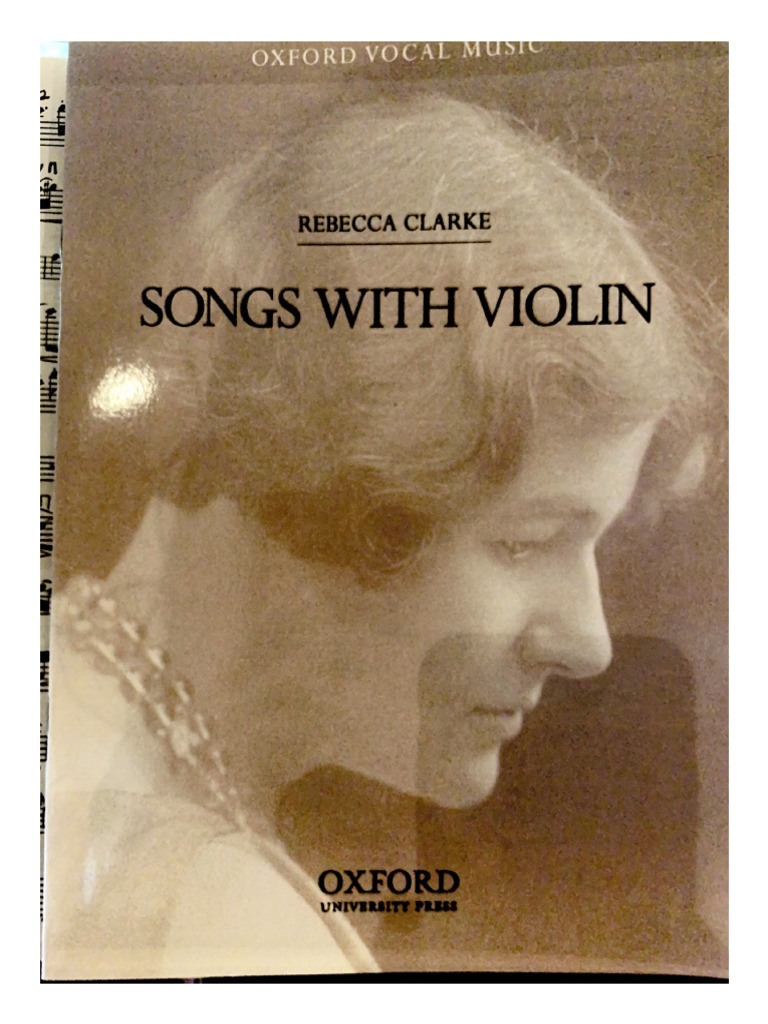 SONGS WITH VIOLIN Soprano and Violin Rebecca Clarke | PDF