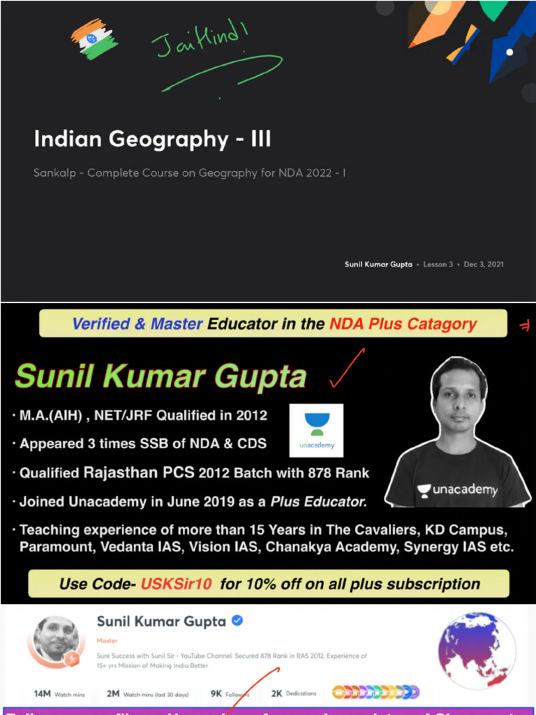 Indian Geography III With Anno | PDF