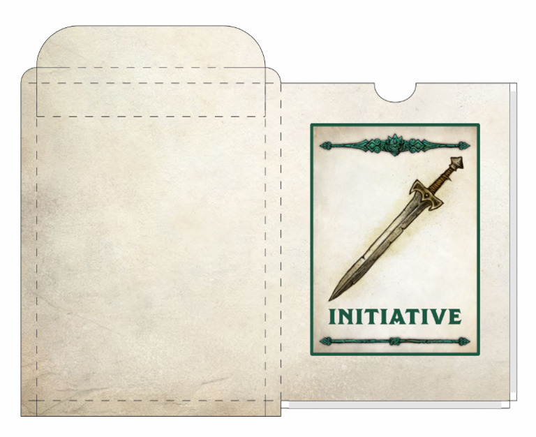 Dragonbane Initiative Card Box | PDF