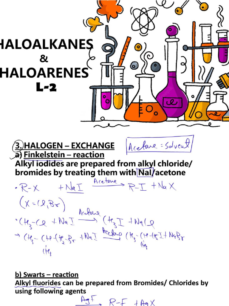 Haloalkanes and Haloarenes Lec-2 | PDF