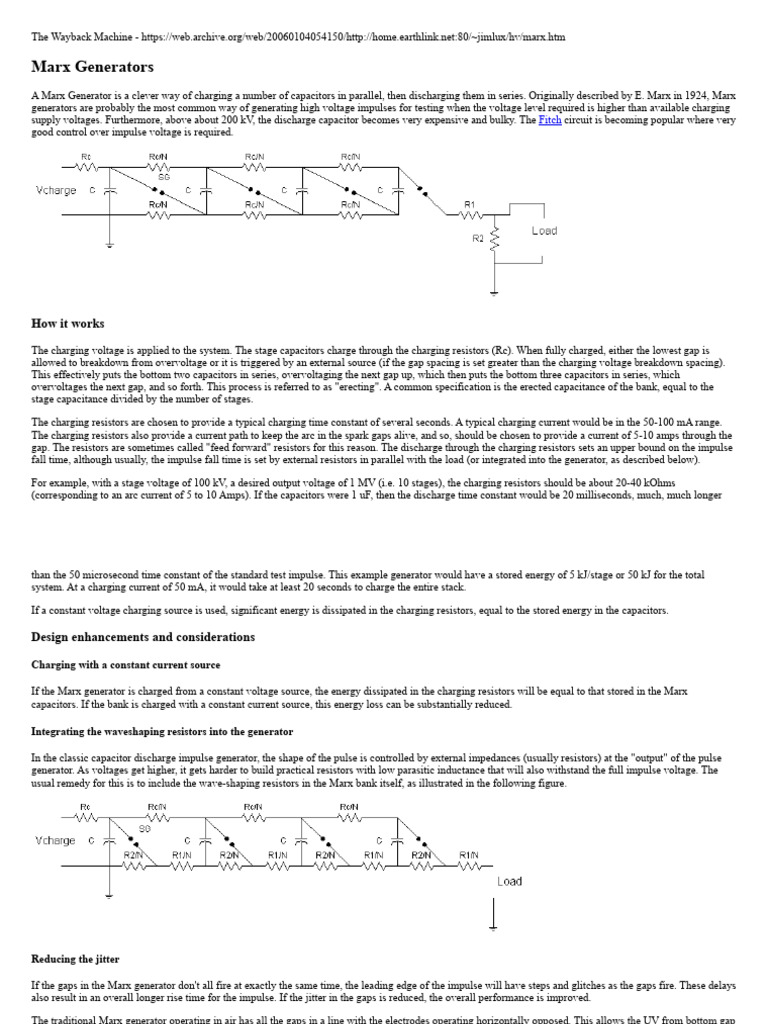 Marx Generators | PDF