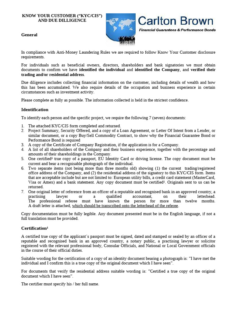 Cis Banking Form | PDF