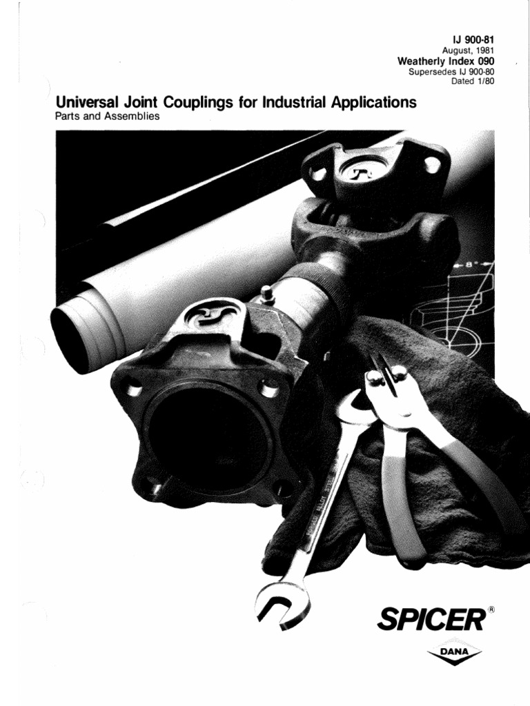 Universal Joint Couplings For Industrial Applications | PDF