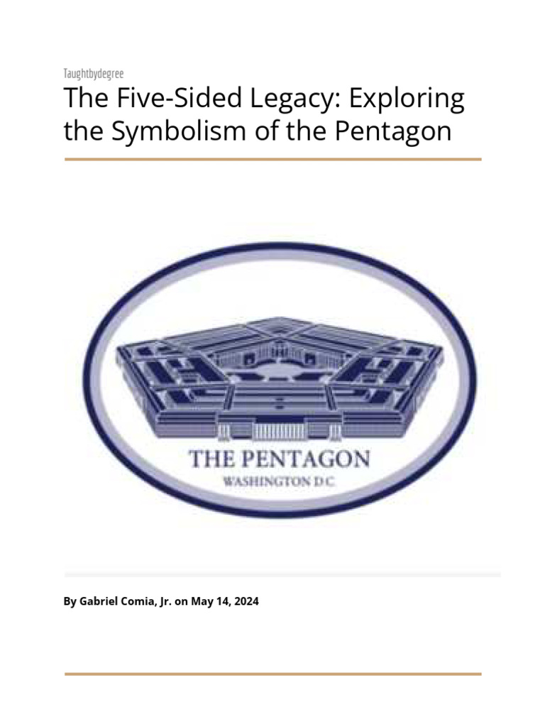 The Five Sided Legacy Exploring The Symb | PDF