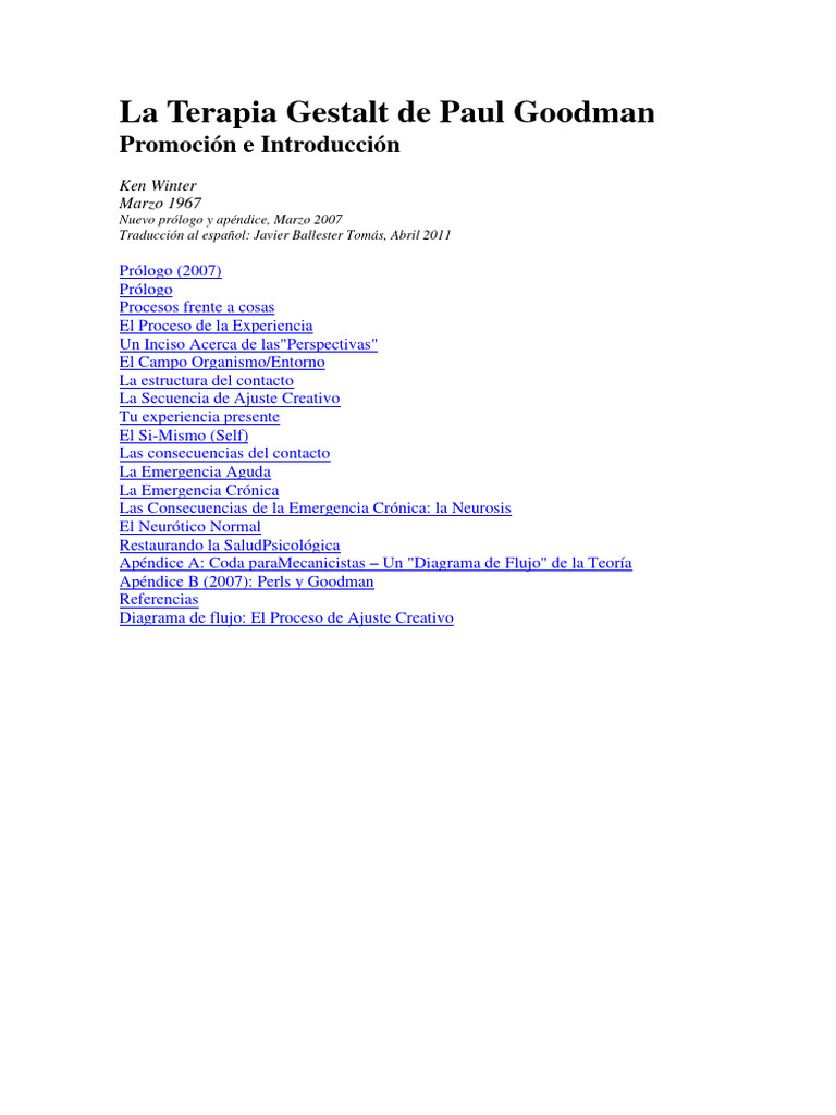 La_Terapia_Gestalt_de_Paul_Goodman_Promo | PDF