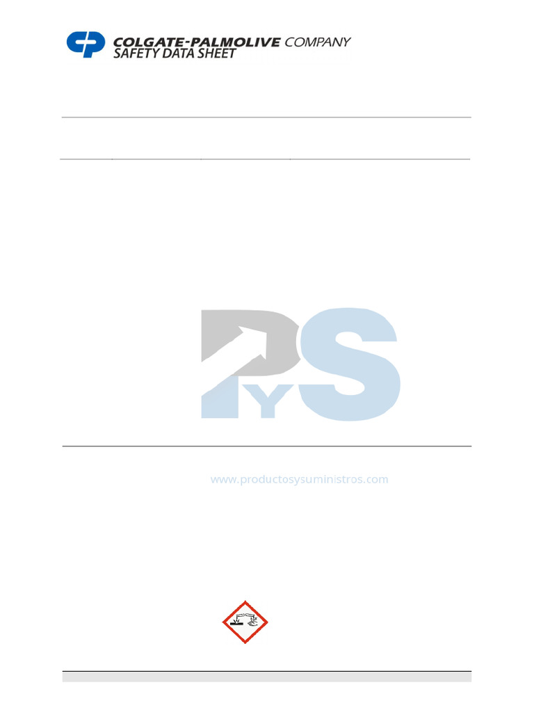 FDS Jabon Liquido Axion_Colgate-Palmolive | PDF