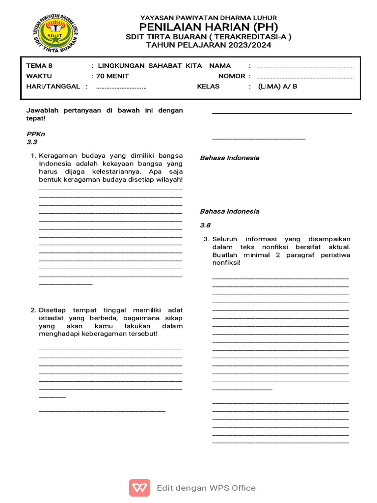 PH Tema 8 - 2023-2024 | PDF