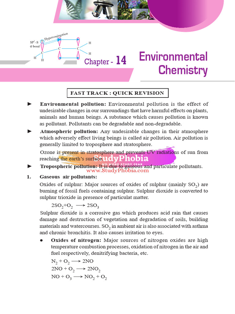 Environmental Chemistry | PDF