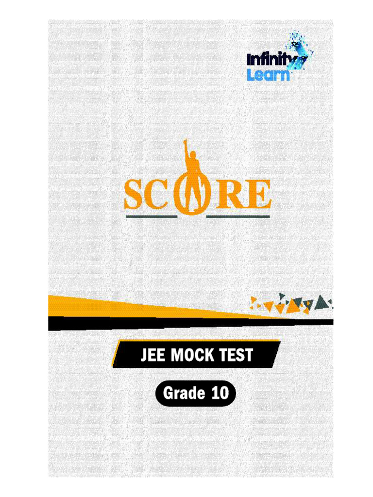 JEE Mock Test Grade X | PDF