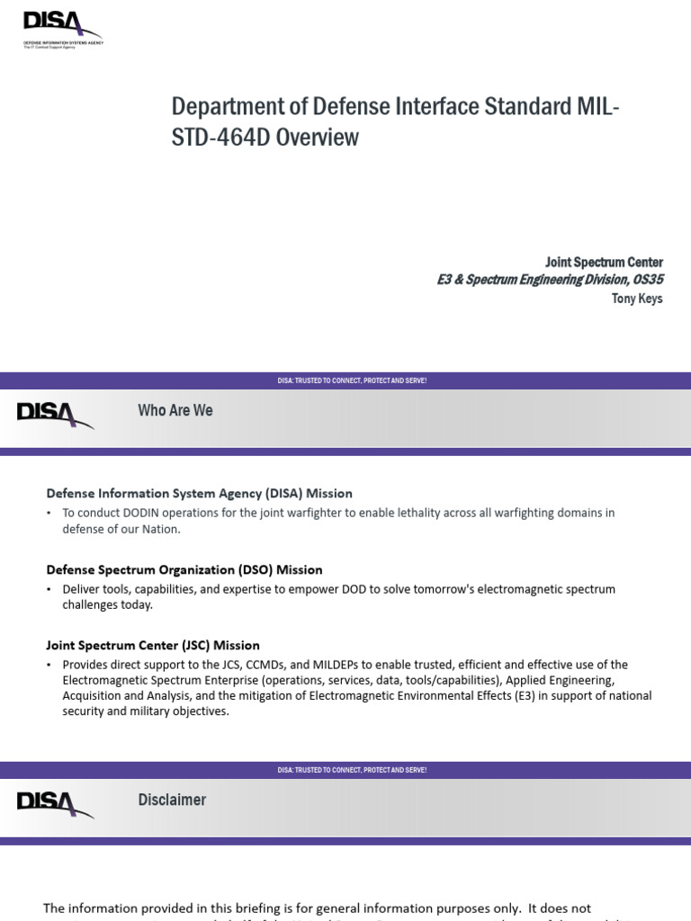 Mil Std 464d Overview (1) | PDF