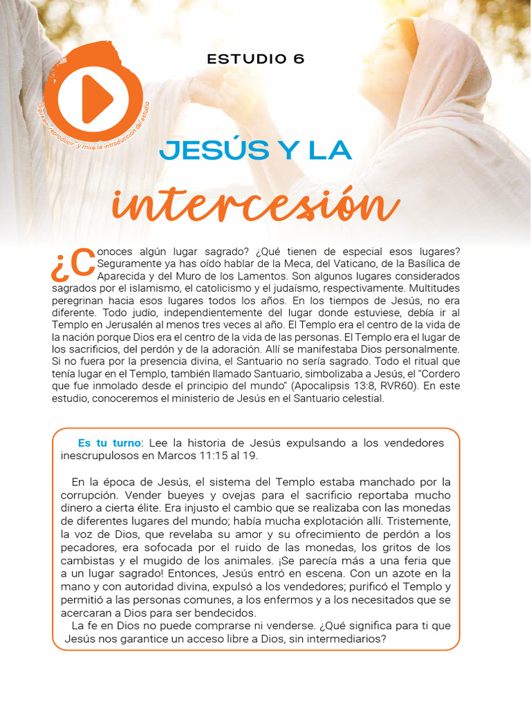 Jesus Restaurador de Vida ESTUDIO 6 | PDF