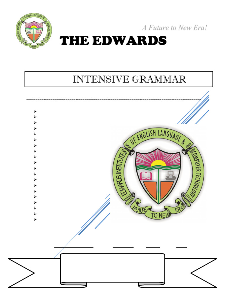 Intensive Chapter 1 | PDF | Part Of Speech | Language Arts & Discipline