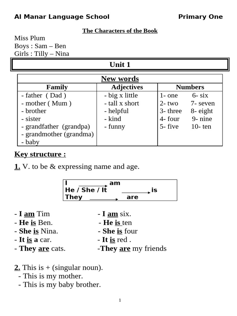 Grade1 Term 1 2017 2018 Edited | PDF
