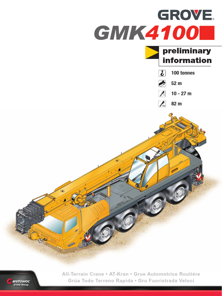 73112-N Grove GMK 4100 | PDF