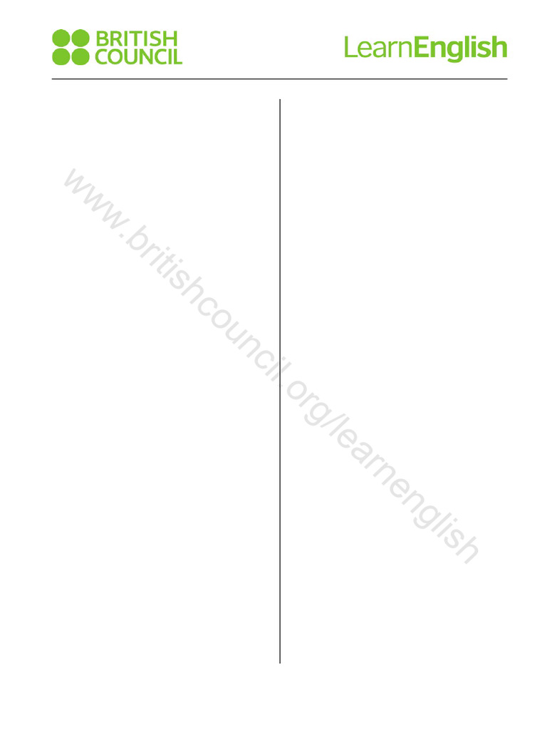 Learnenglish Elementary Podcasts S04e11 Transcript | PDF