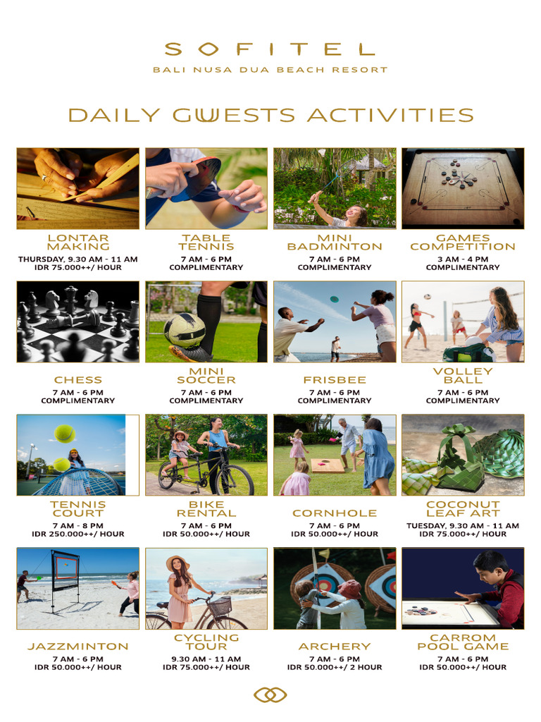 Daily Guest Activities | PDF