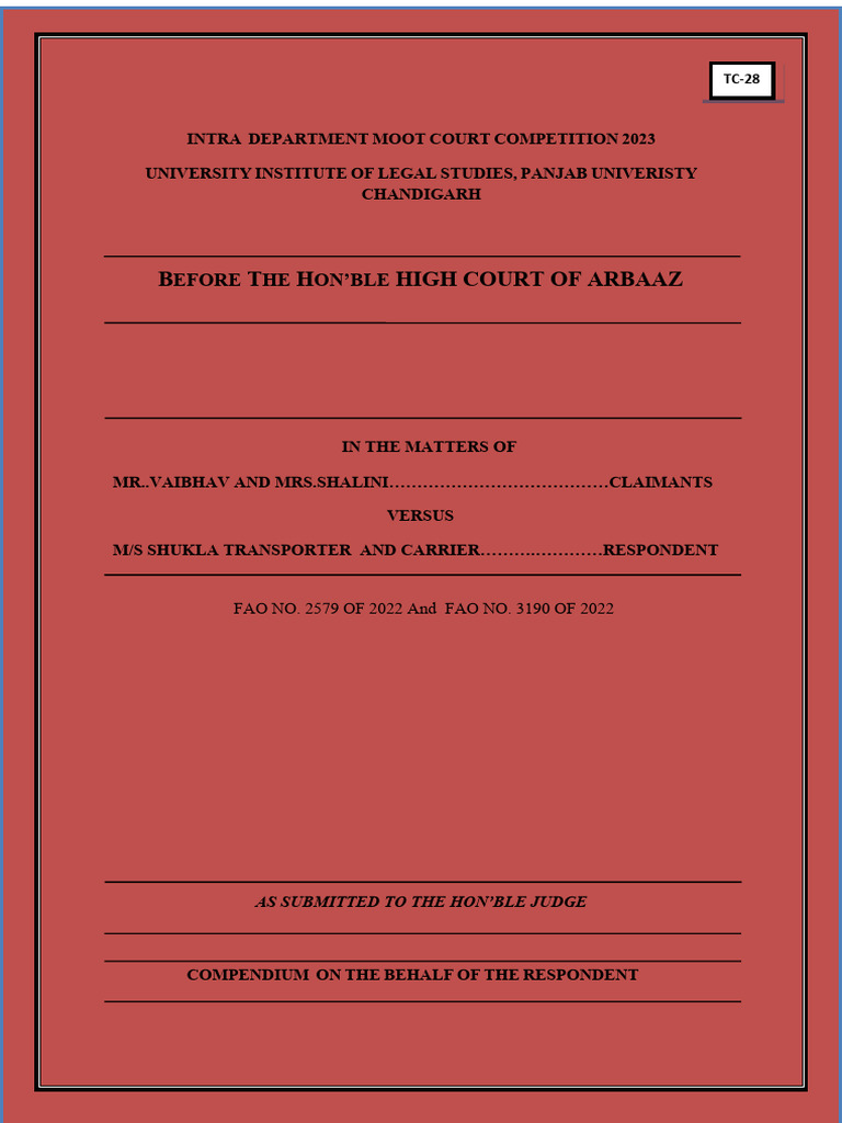 T28 Lastt Claimant 2 | PDF