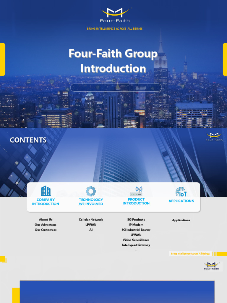 Four-Faith Group Introduction 2024 | PDF