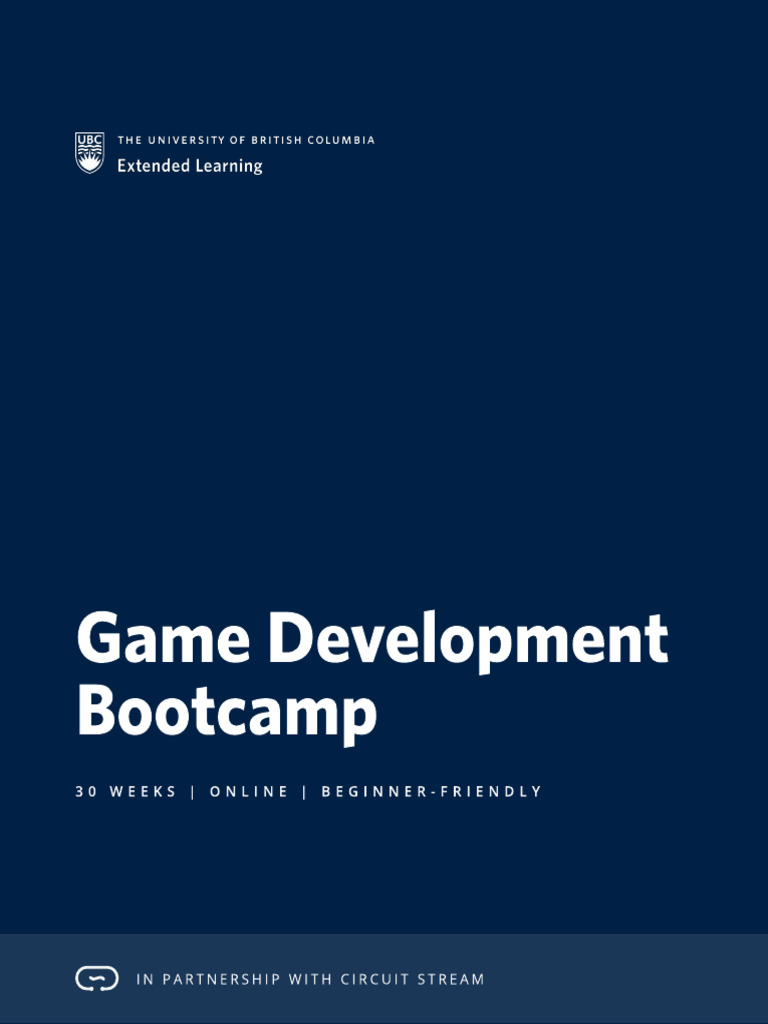 (UBC) Game Development Bootcamp Syllabus | PDF