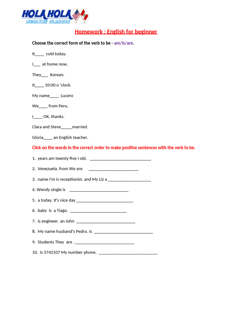 Exercises-Putinorder - Pres-Simpl | PDF