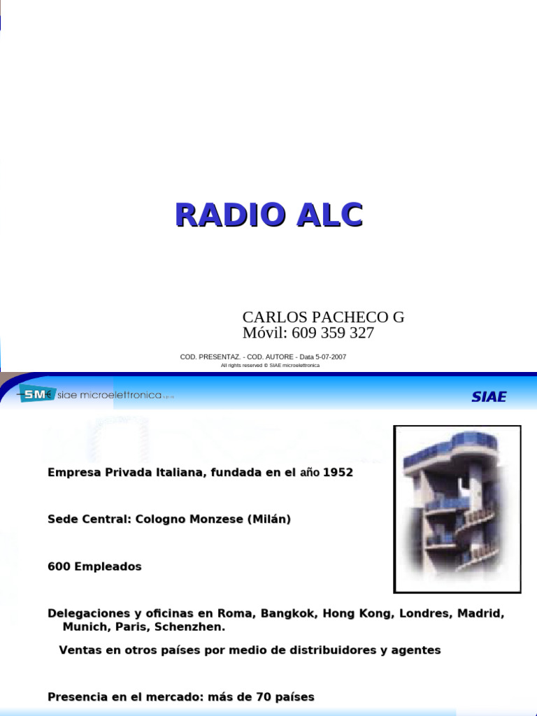Presentacion ALC | PDF