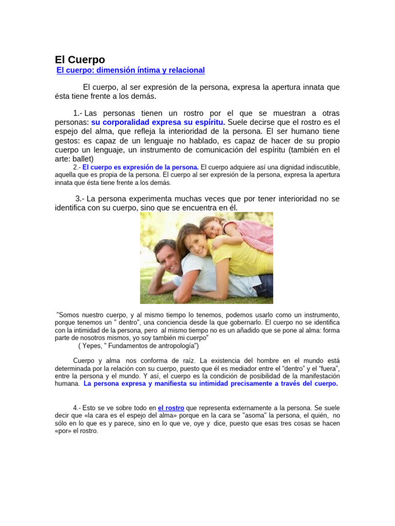 El Cuerpo | PDF