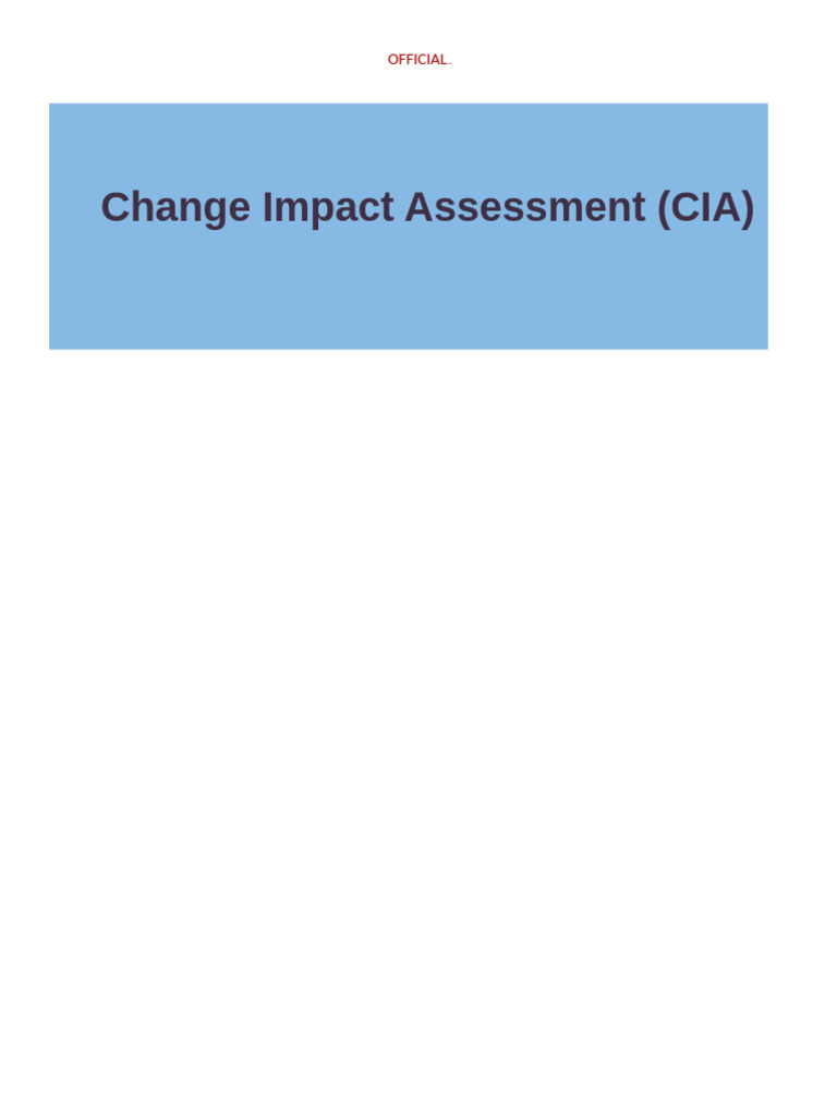 Change-Impact-Assessment_240522 | PDF