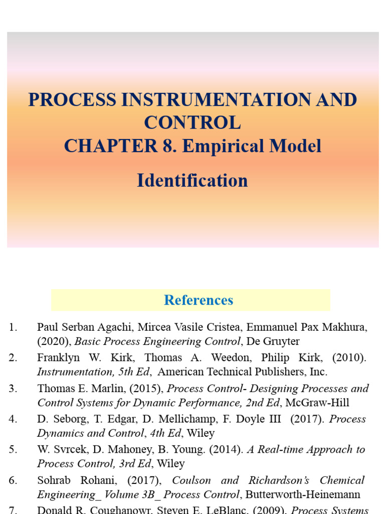 Chapter 8 - Empirical Model Identification | PDF