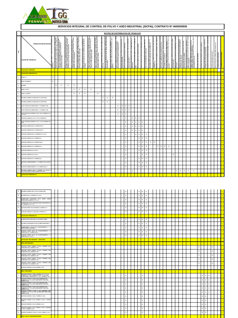 Matriz de Trabajo | PDF