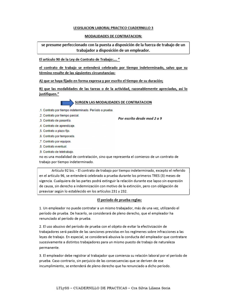 LTLySS GUIA CLASE PRACTICO 3 | PDF