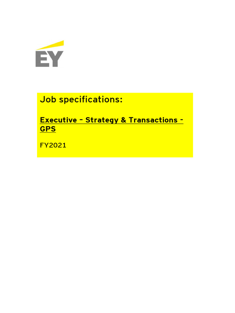 EY Placement | PDF